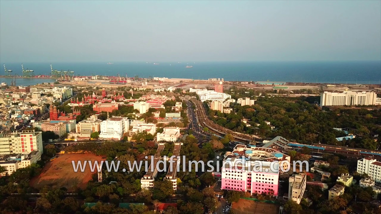 Chennai aerial view - help wildfilmsindia identify the locality and the ...