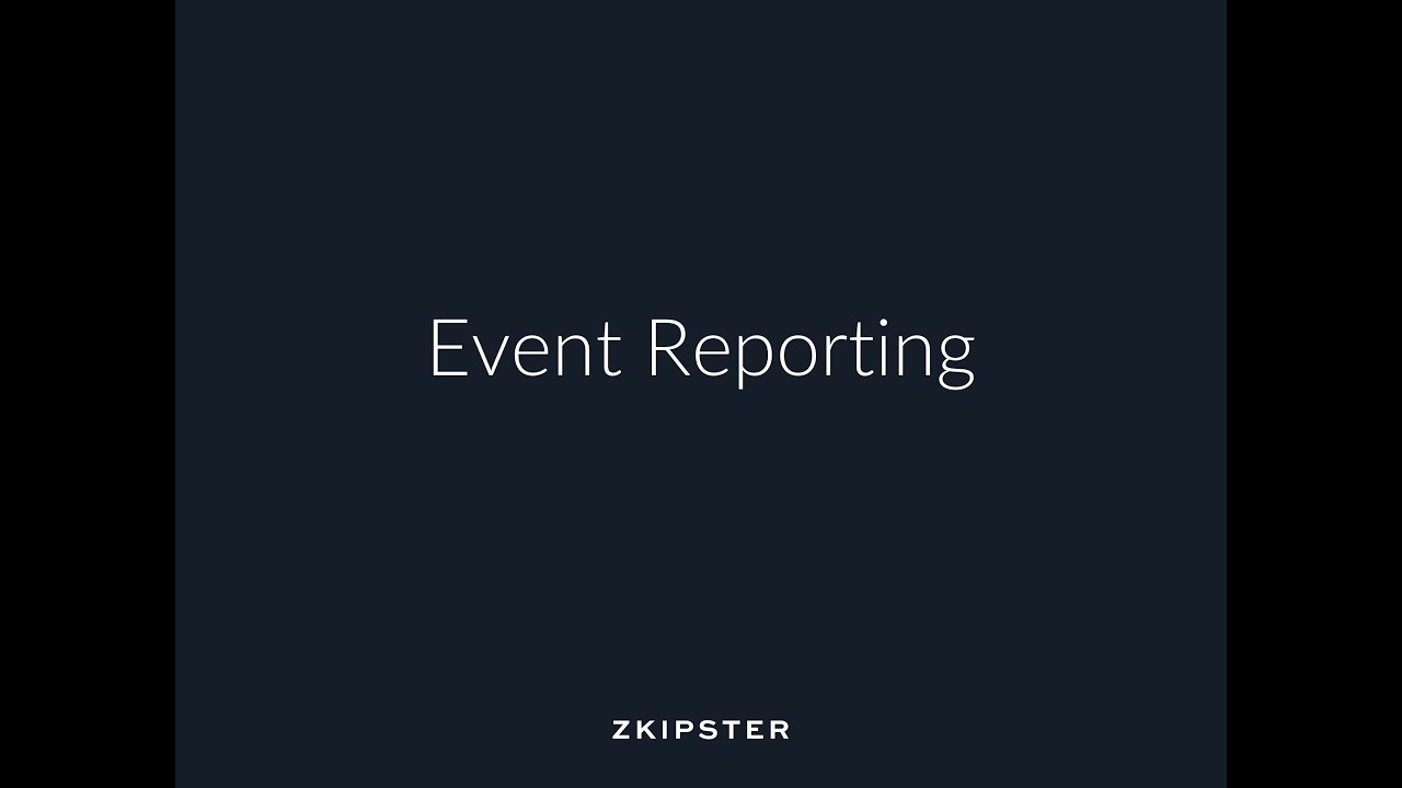 Guest List Management and Event Check In: Event Reporting | zkipster ...