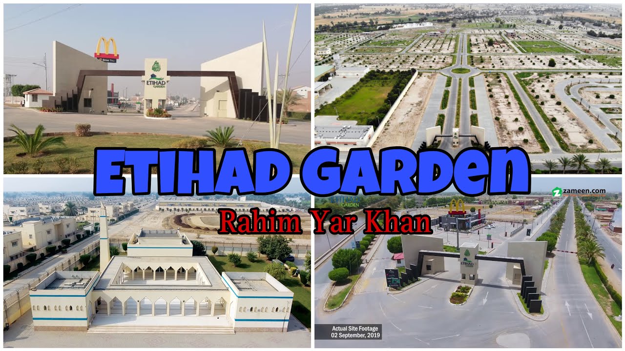 ETIHAD GARDEN RAHIM YAAR KHAN || FULL DETAILS || RAUF PARACHA VLOGS ...