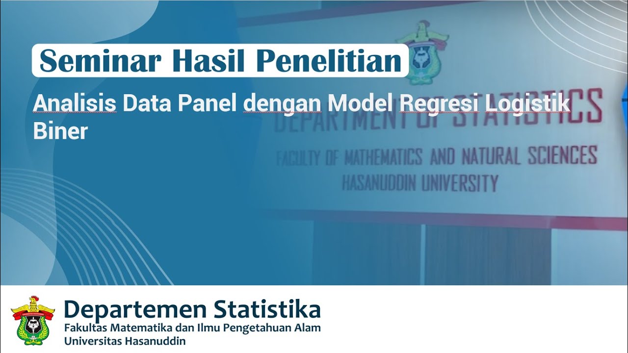 Analisis Data Panel dengan Model Regresi Logistik Biner - YouTube