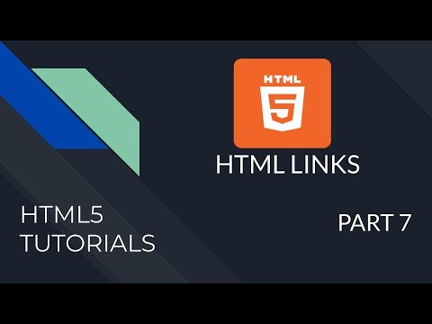 Html Tutorial For Beginners | Part 7 - Html Links | Techy developer ...