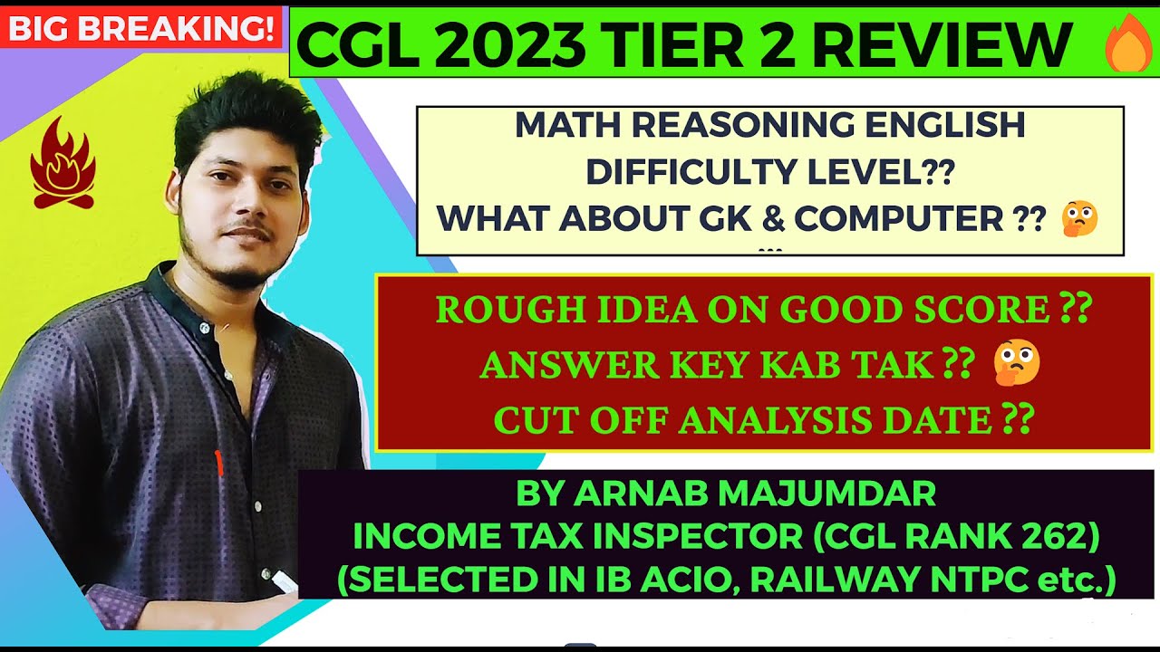 || CGL 2023 TIER 2 REVIEW 26.10.2023 🔥🔥|| SAFE ATTEMPTS ?? 🤔|| ANS KEY ...