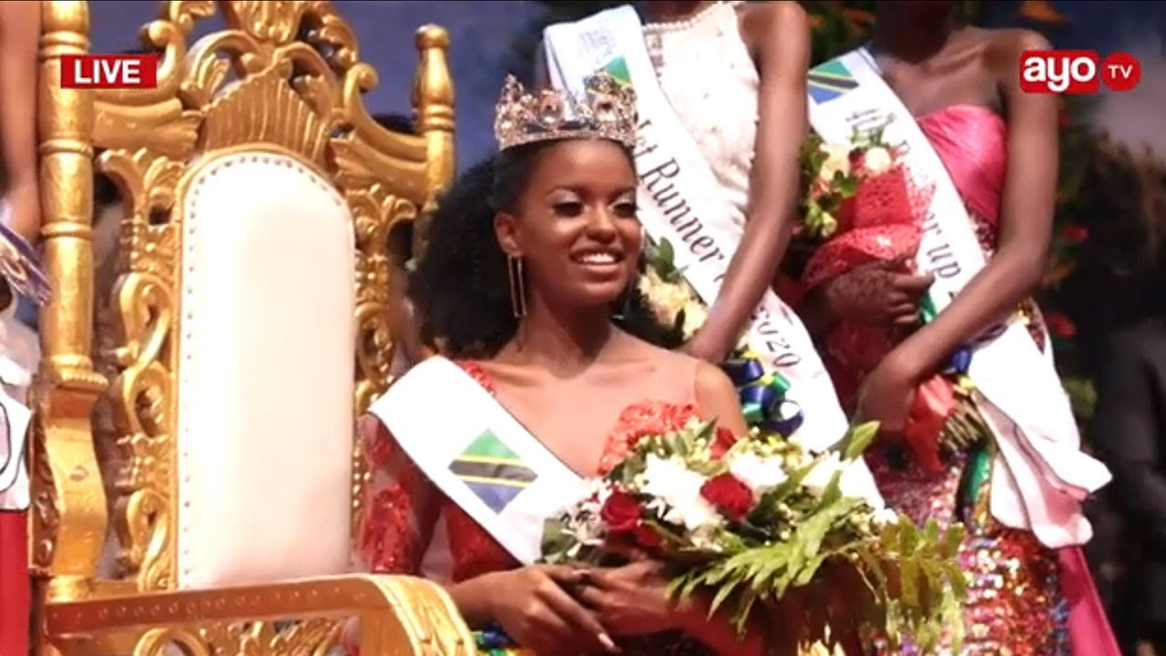 LIVE: HUYU NDIYE MSHINDI MISS TANZANIA 2020, AMWAGA MACHOZI - YouTube