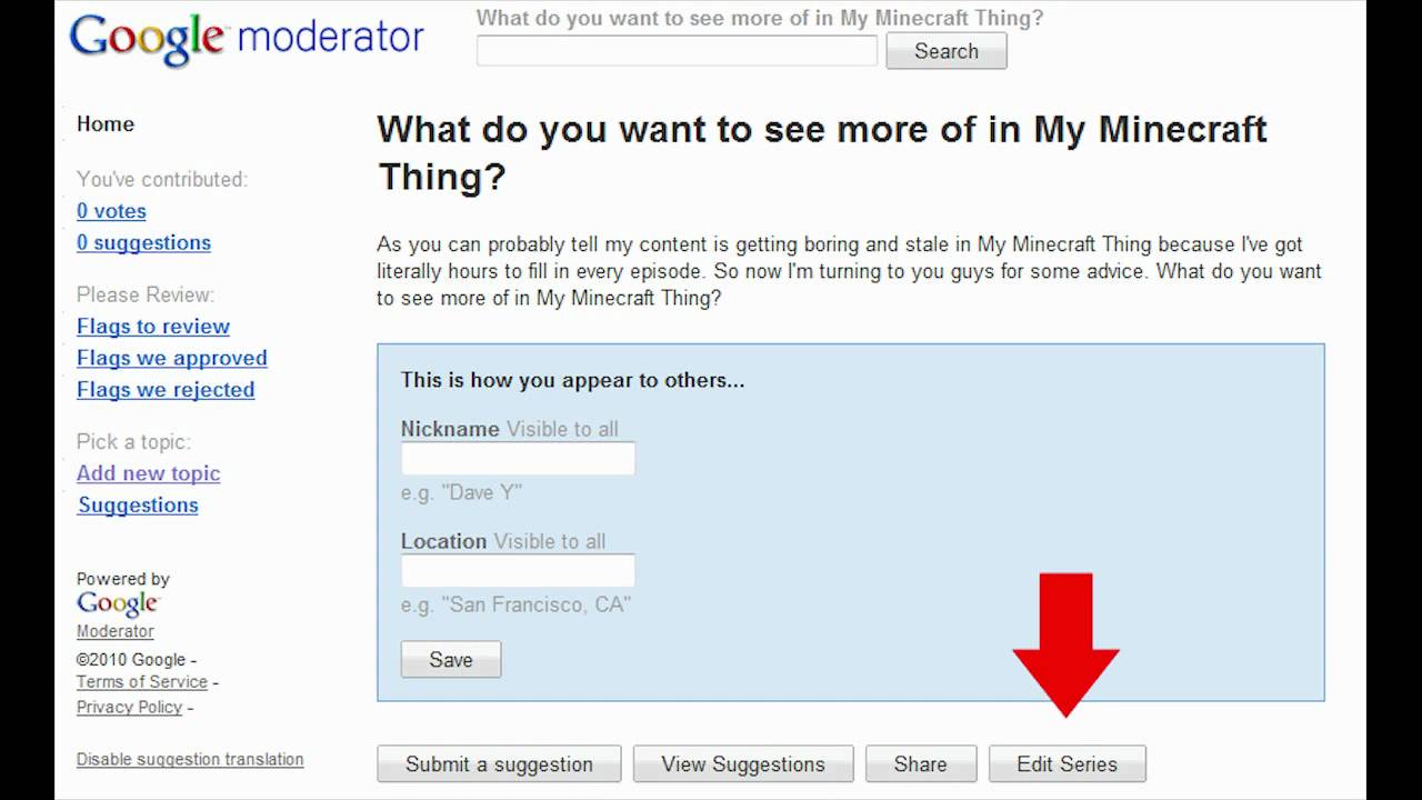 Google Moderator Fix - Unauthorized for Request - YouTube