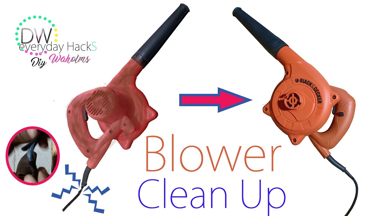 Blower clean up - YouTube