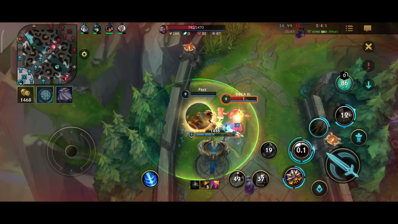 Ultra Rapid Fire (URF) League of Legends : Wild Rift Leona Gameplay ...