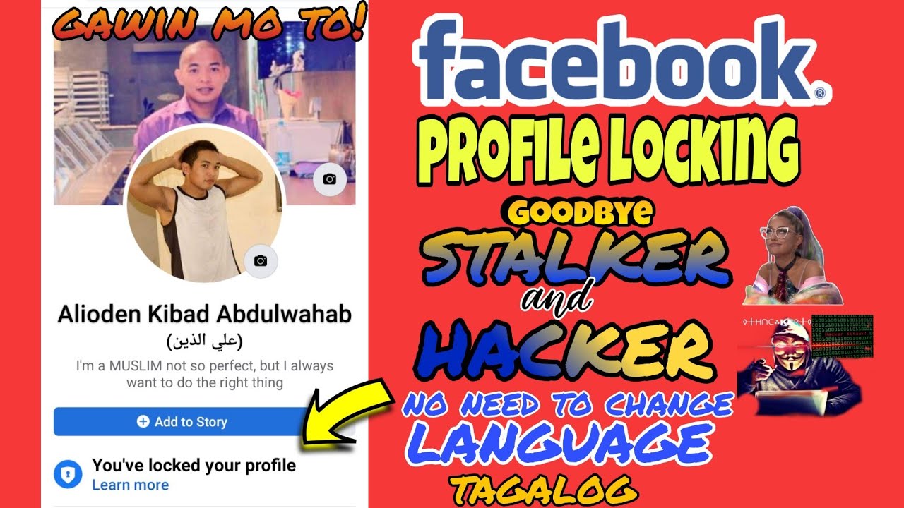 PAANO I-LOCK ANG FACEBOOK PROFILE (no need to change language) - YouTube