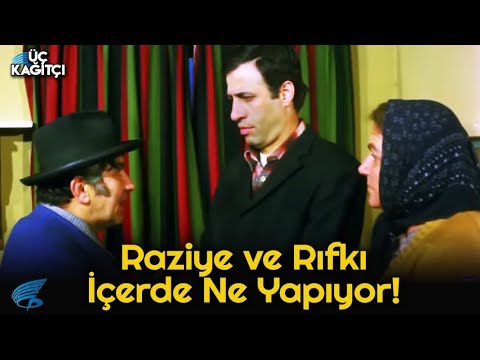 ÜÇ KAĞITÇI Filminden En Komik Sahneler! Raziye Ve Rıfkı İçerde Ne Yapıyor!