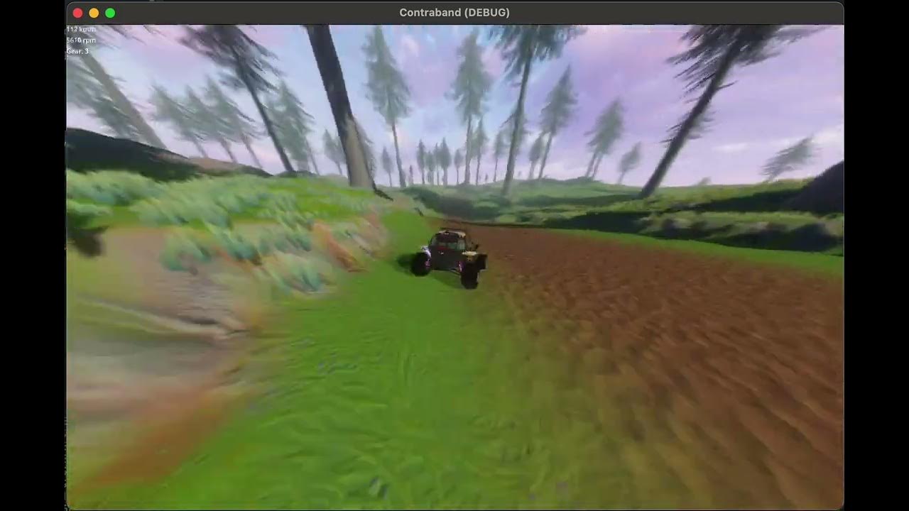 Godot offroad racing game progress - YouTube