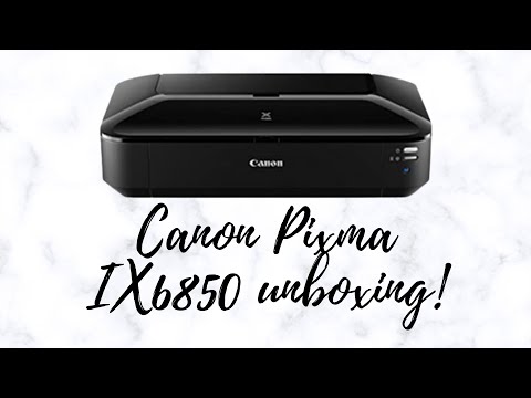 CANON PIXMA IX6850 UNBOXING