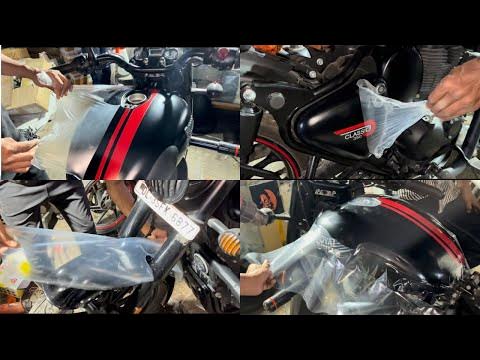 Royal Enfield Classic 350 Matte Lamination-PPF | Classic 350 Modifications | King Detailing ...