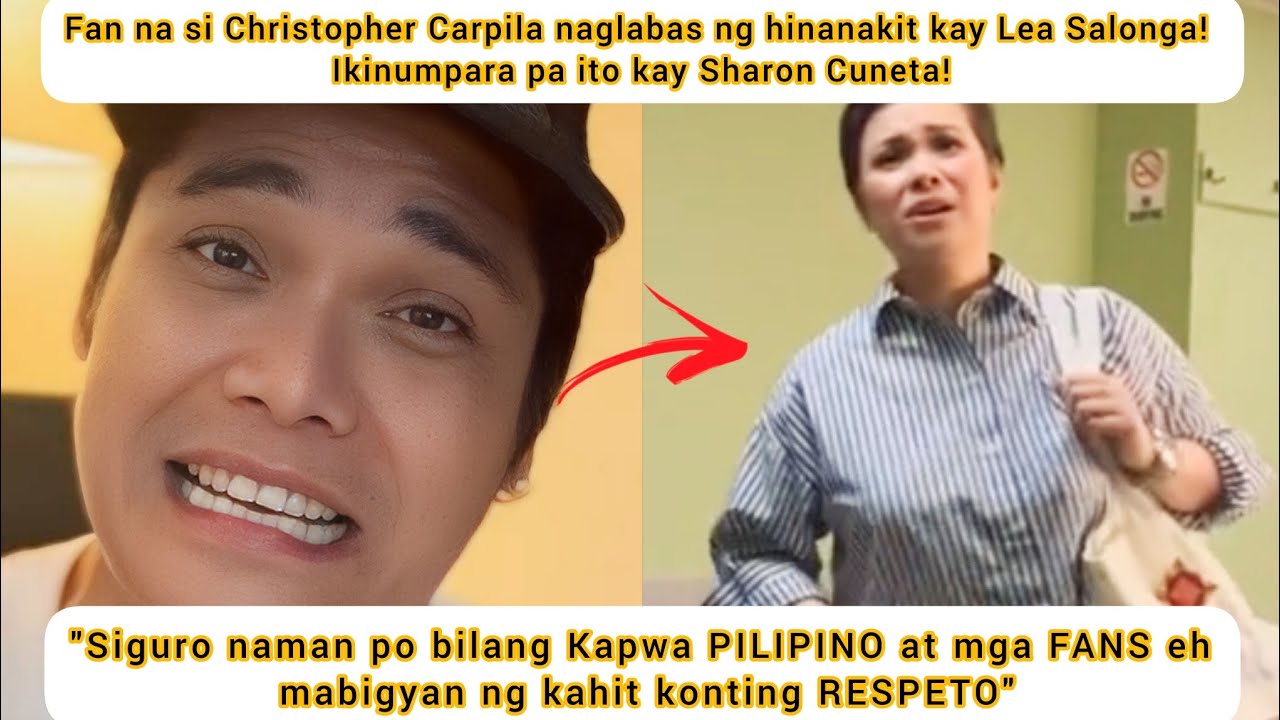 Christopher Carpila naglabas ng hinanakit kay Lea Salonga! Ikinumpara ...