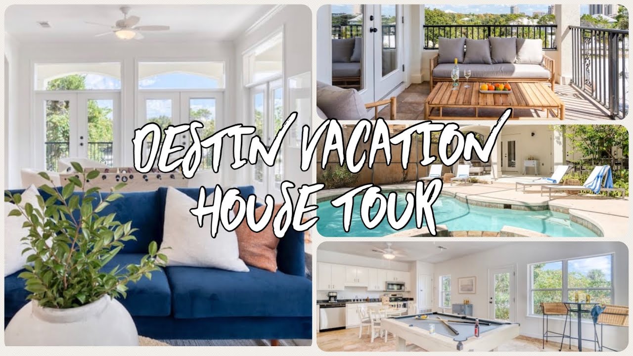 DESTIN SPRING BREAK VACATION | MIRAMAR BEACH HOUSE TOUR | FAMILY BEACH ...