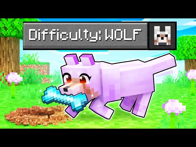 The Birth To Death Of A Minecraft Wolf Litetube