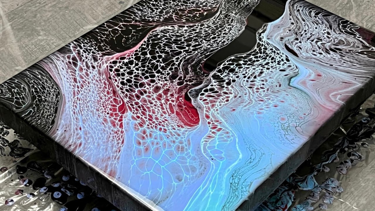 Can I Replicate This Gorgeous Swipe? Acrylic Pouring with Beautiful ...