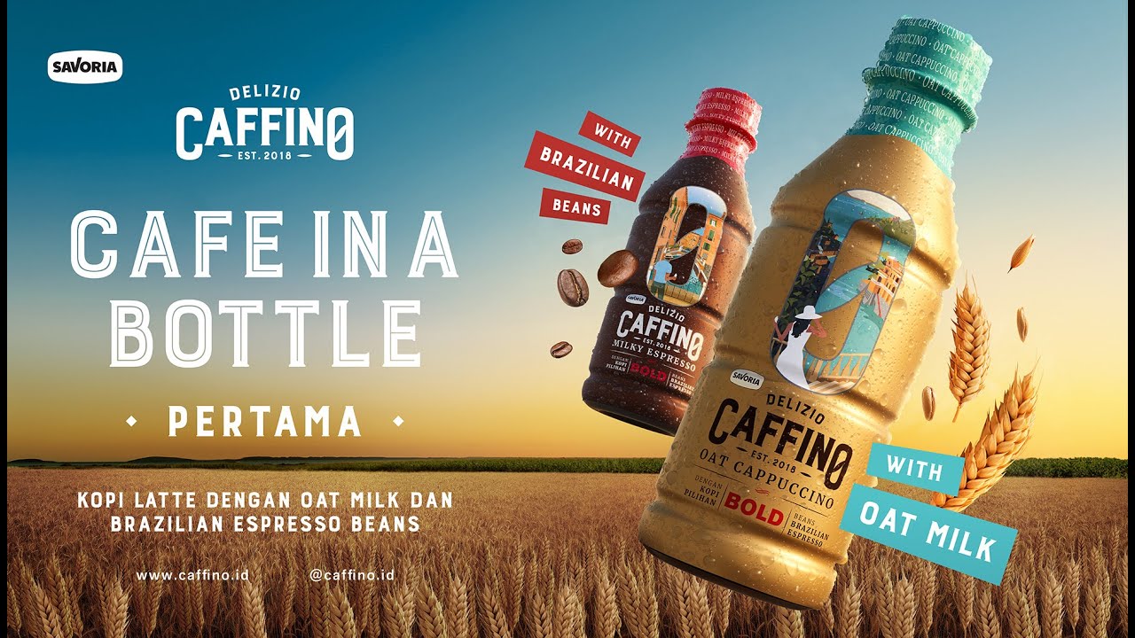 Pertama, Cafe in a Bottle by Caffino dengan Paduan Rasa Premium Oatmilk ...