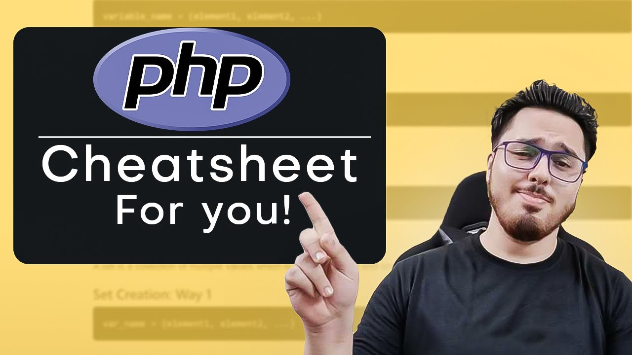 Php Cheatsheet ๐งพ For Beginners ๐ฅ๐ฅ Youtube 2873