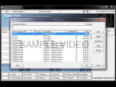 Dynamics RMS POS Training - Sample - YouTube