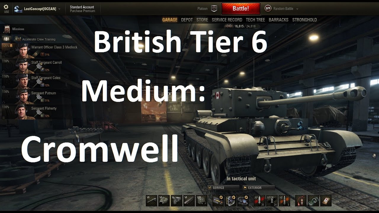 British T6 Med: Cromwell - WoT Commentary - YouTube