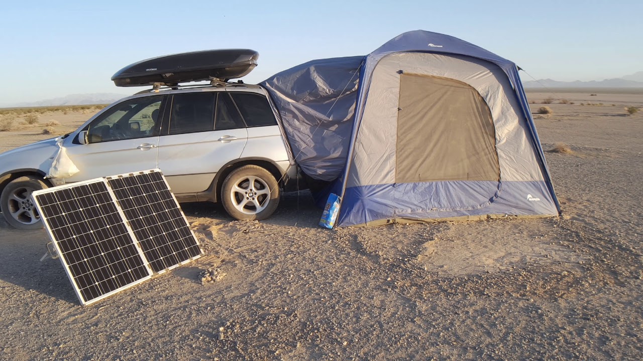 Wrecked Tent: Wind - YouTube