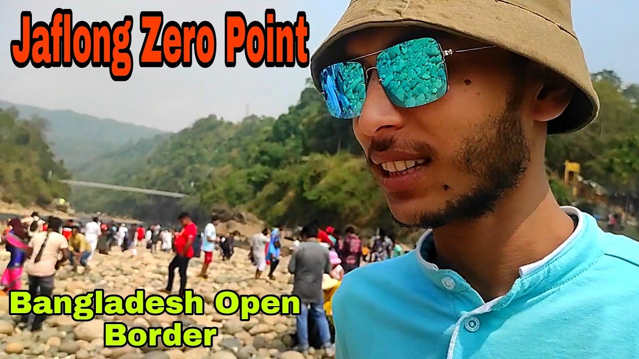 Jaflong Zero Point || Dawki || India Bangladesh open Border #jaflong # ...