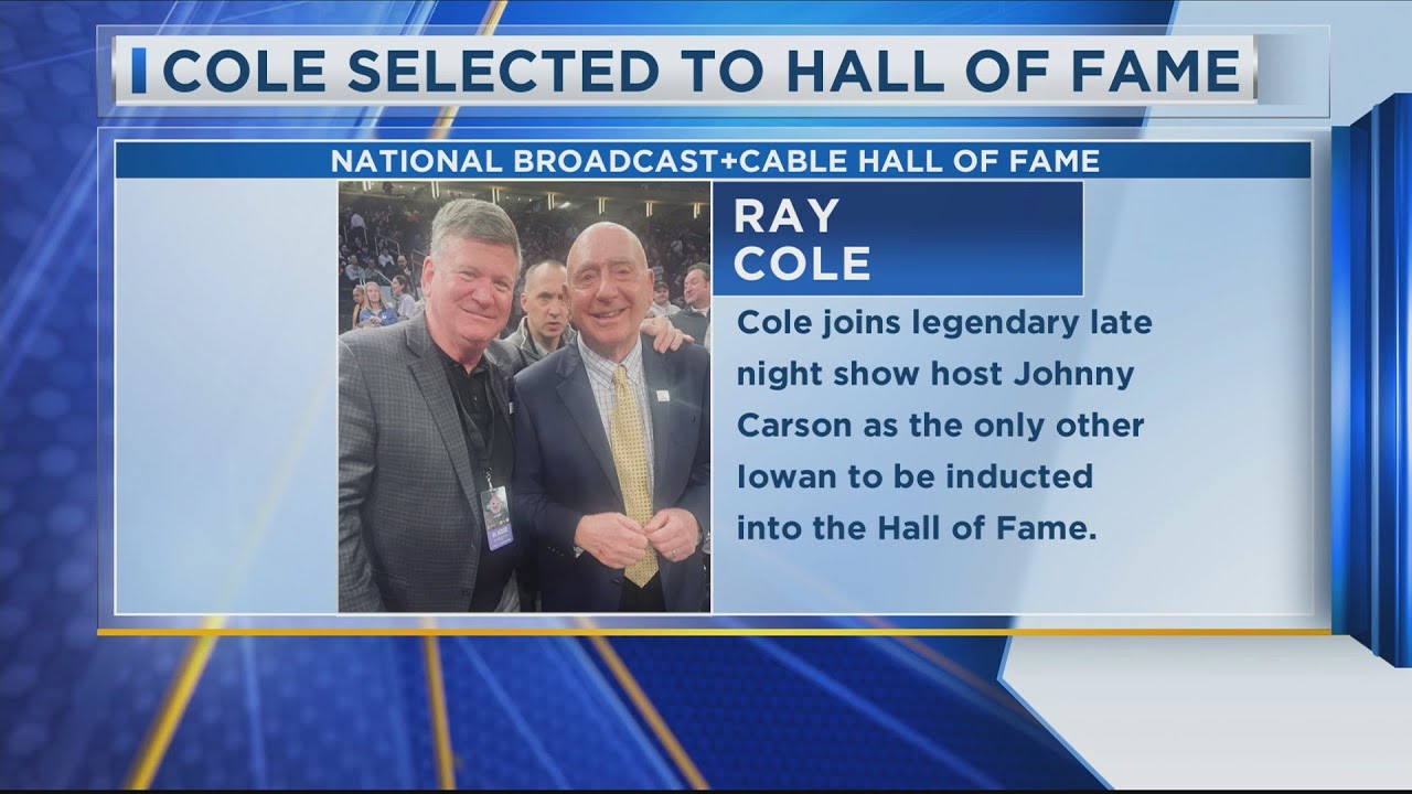 Cole selected to Hall of Fame - YouTube