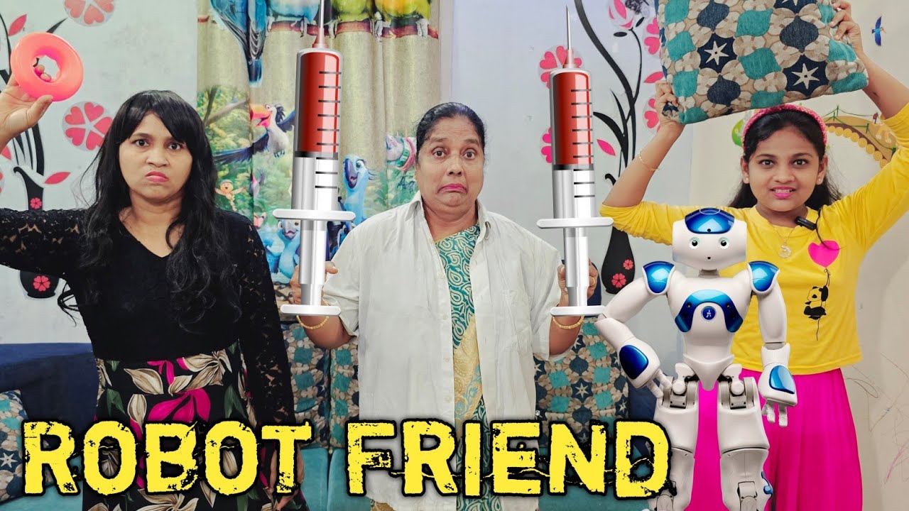 Robot Friend went to see Doctor | comedy video | funny video | Prabhu ...