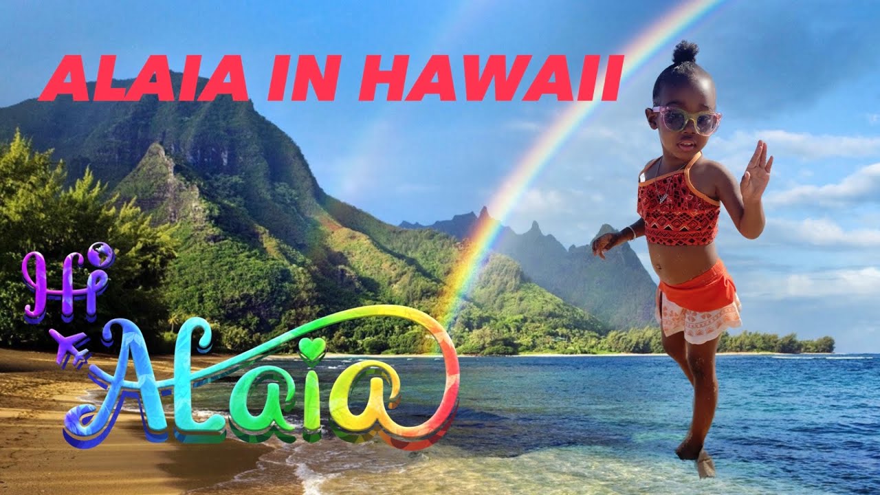 Alaia on the beach in Hawaii ~ @HiAlaia | #HiAlaia - YouTube