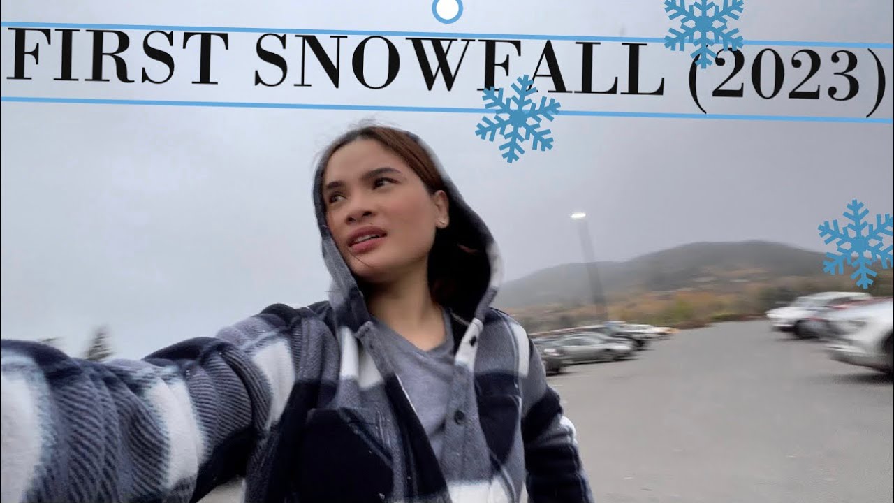 (2023) FIRST SNOWFALL IN TERRACE, BC | Vlog - YouTube