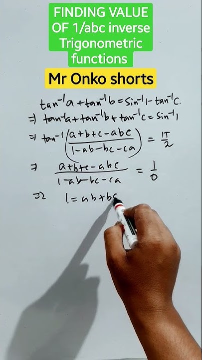 Solving inverse Trigonometric function problems🔥🎯|Trigonometry class 11 tricks #shorts #trending ...