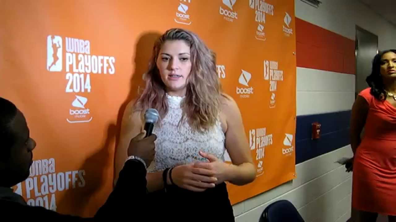 Postgame Interview - Stefanie Dolson - 2014 WNBA Playoffs G2 - YouTube