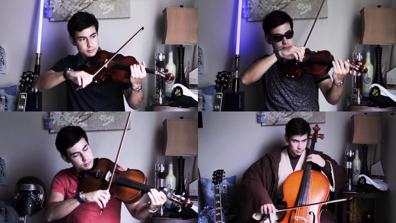 The Force Theme/Binary Sunset Quartet Cover + Sheet Music (Star Wars) - YouTube