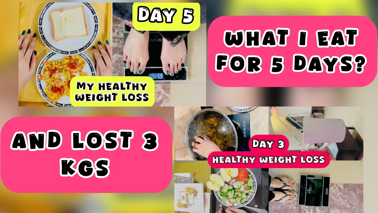 What I Ate to Lose Almost 3 KG in 5 Days ️ | Realistic Weight Loss Meal ...