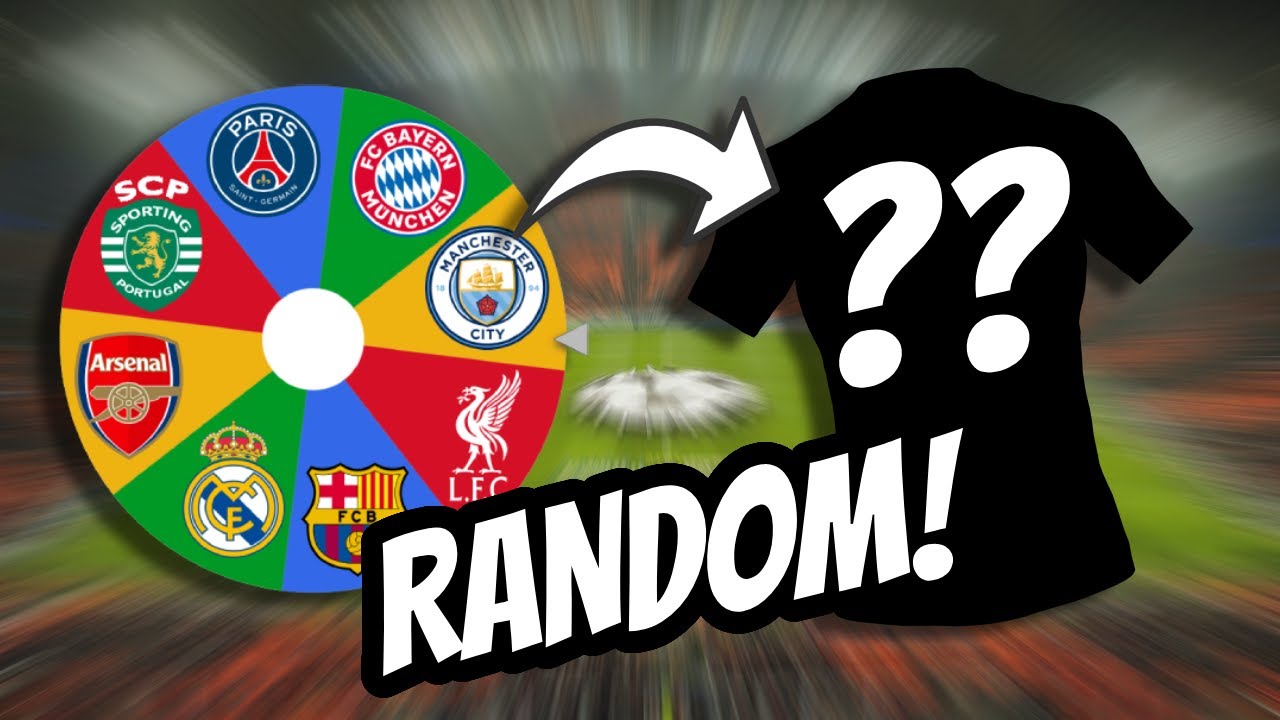 I made concept football kits with a RANDOM GENERATOR... - YouTube