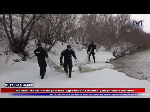 GÜNCELLEME - Karasu Nehri'ne düşen lise öğrencisini arama çalışmaları sürüyor