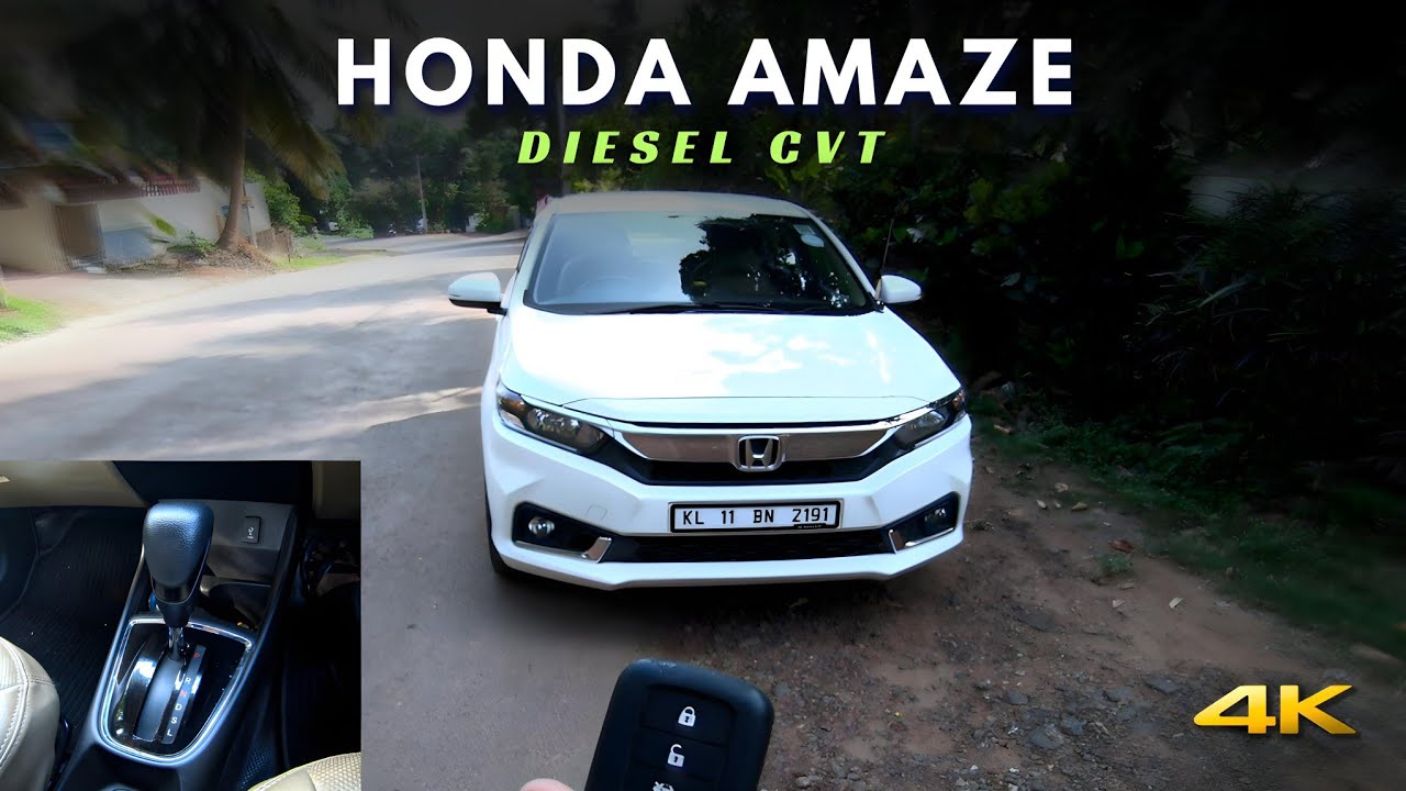 2018 HONDA AMAZE DIESEL CVT - POV Test Drive #22 | ENJE - YouTube