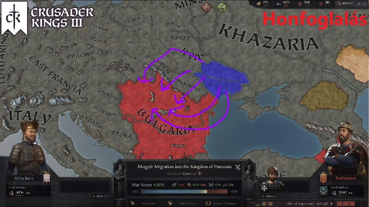 Honfoglalás - A Magyar Királyság Kalandjai #1 [Crusader Kings III ...
