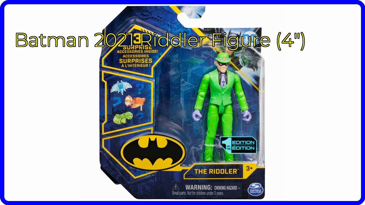 REVIEW (2025): Batman 2021 Riddler Figure (4"). ESSENTIAL details ...