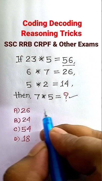Coding Decoding | Coding Decoding Reasoning Tricks| Reasoning for SSC ...