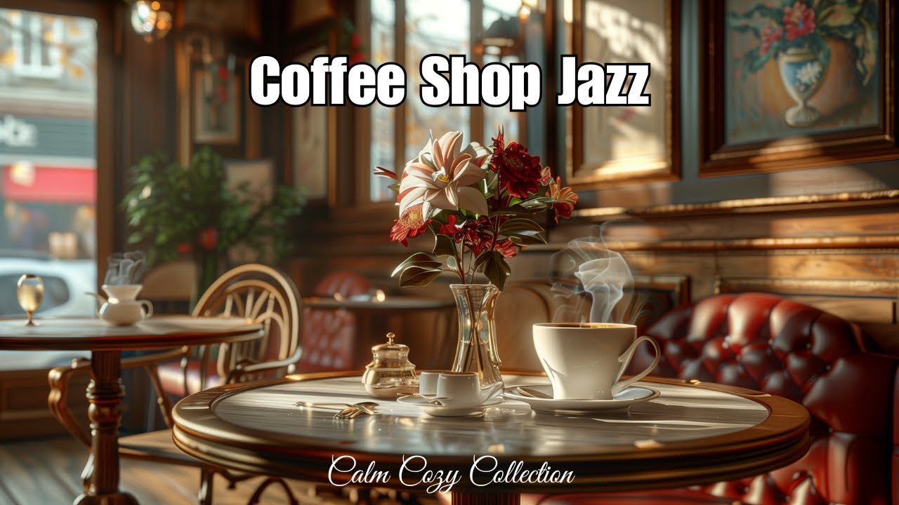 ☕ Cozy Jazz Coffee Shop Ambience - YouTube