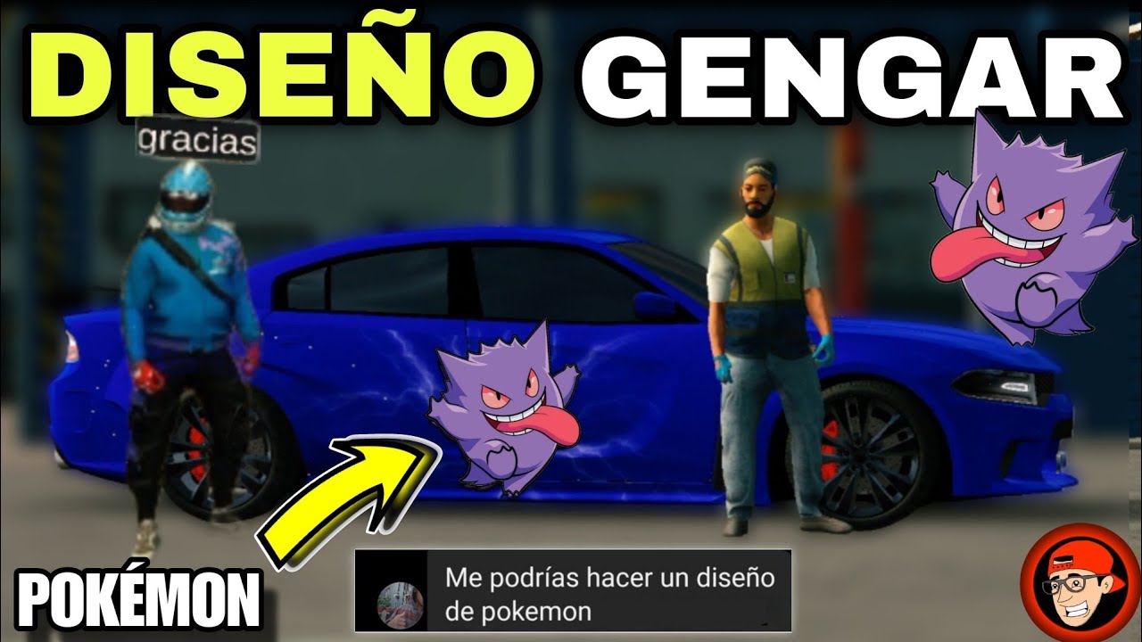 DISEÑO DE POKÉMON 🗿 PARA UN SUSCRIPTOR🥶👌🏻EN Car Parking Multiplayer ...