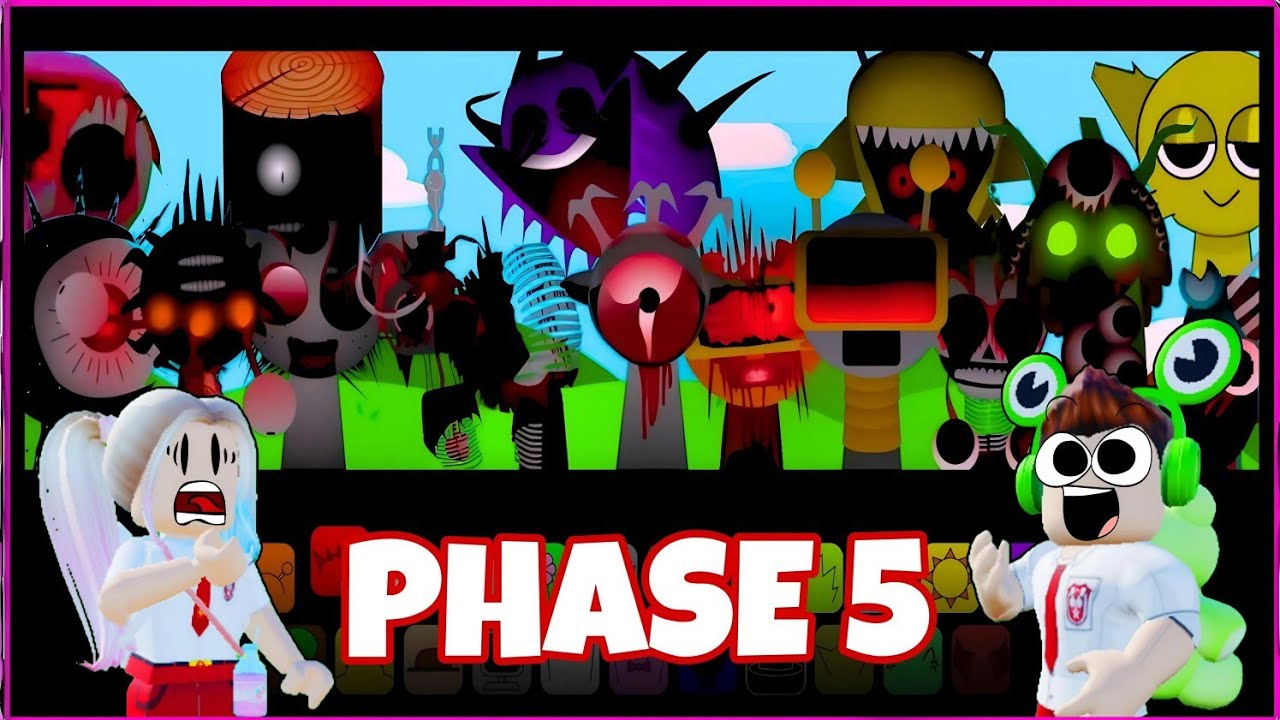 SPRUNKI PHASE 5 SEMANGKIN SERAM DAN HORROR !! AKU KAPOK MAIN SPRUNKI ...