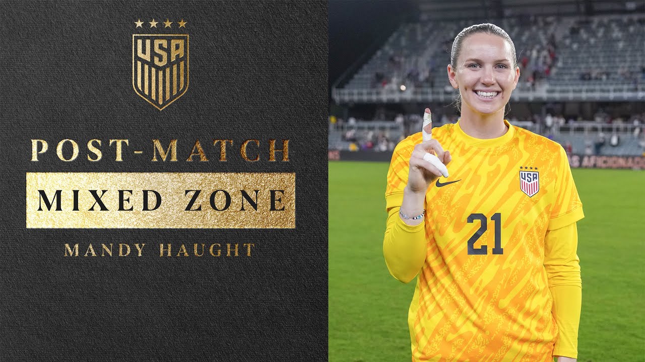 POST-MATCH MIXED ZONE: Mandy Haught | USWNT vs. Argentina | October 30 ...