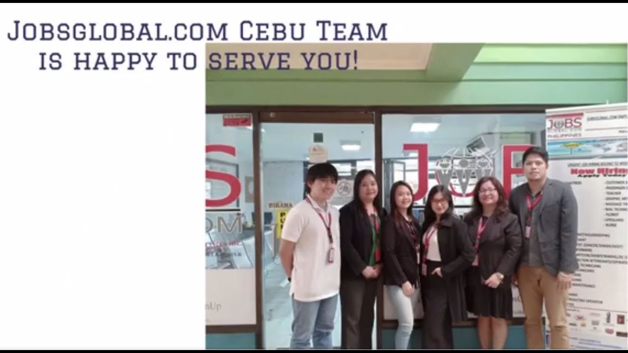 CEBU TEAM WELCOMES YOU TO JOBSGLOBAL - YouTube