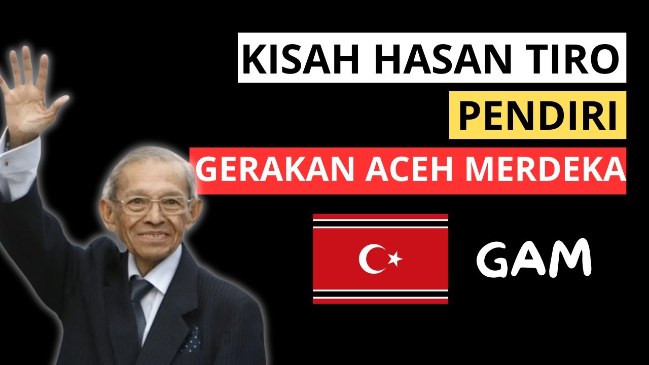 KISAH PENDIRI GERAKAN ACEH MERDEKA - GAM #sejarah #sejarahindonesia # ...