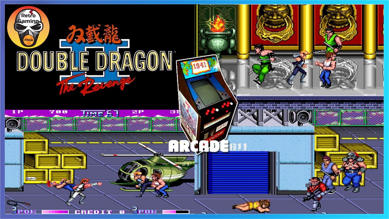 Double Dragon II: The Revenge - Arcade Machine gameplay on Mister FPGA ...