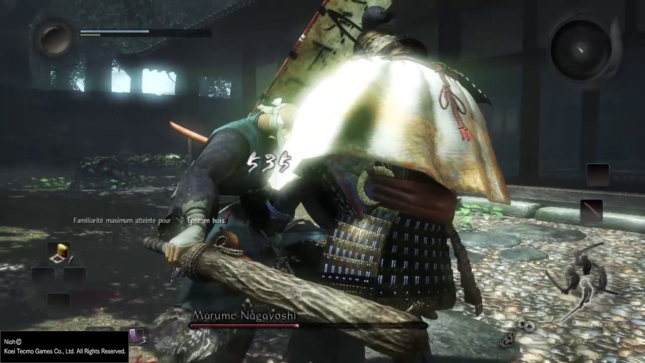 Nioh : First Marume Nagayoshi Boss Fight - YouTube