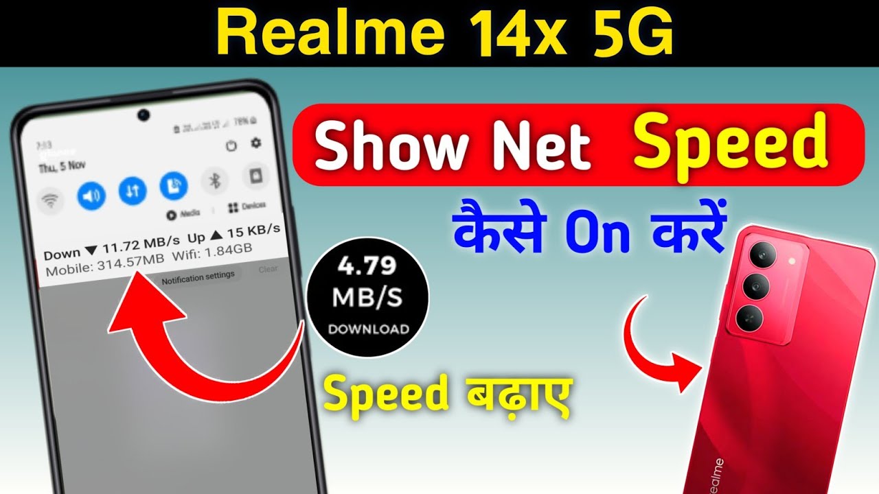 Realme 14x 5G net speed setting | Realme 14x 5G net speed show | Realme ...