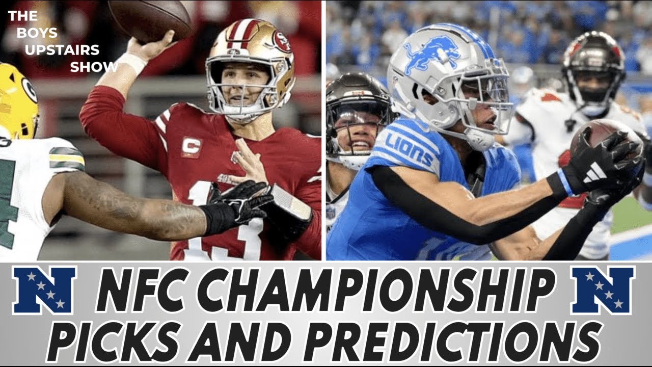 Nfc Championship Game Preview And Predictions 49ers Vs Lions Youtube
