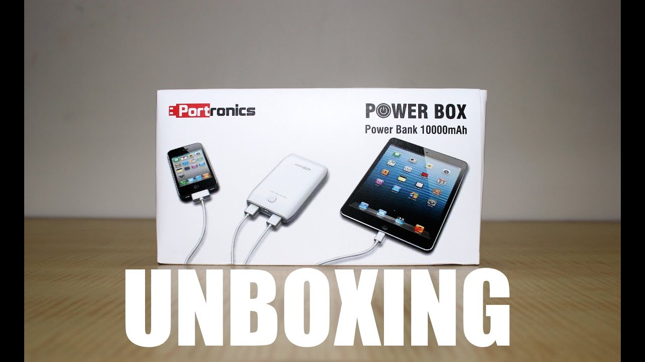 10000 mAh Power Bank Unboxing - Portronics Power Box (White) - YouTube
